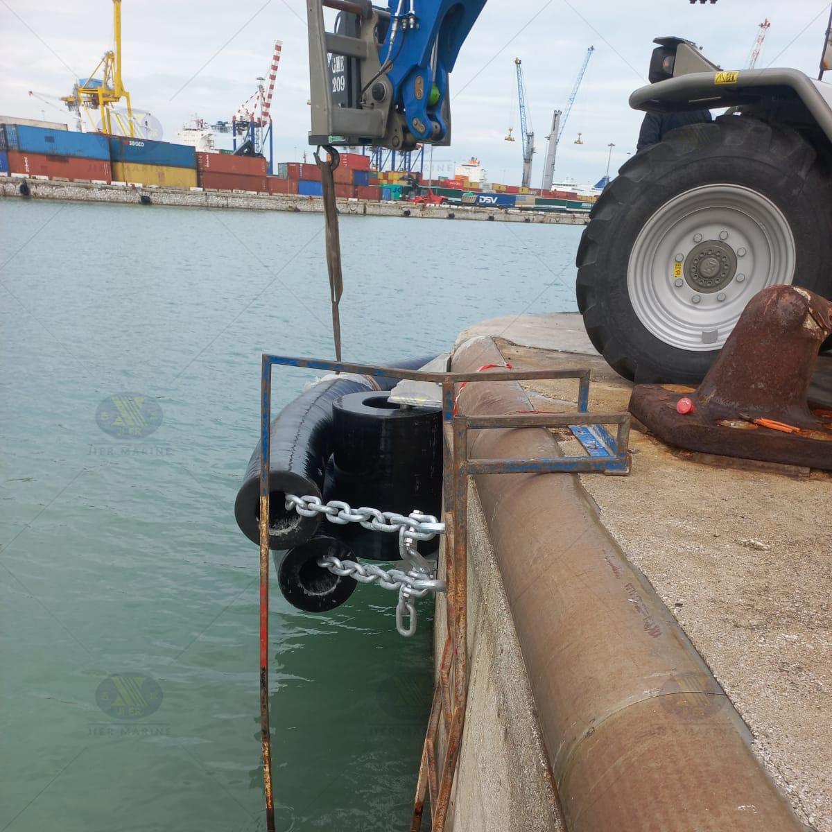 Cylindrical Fender System Customized Design for Genoa Port, Italy (JCY ...